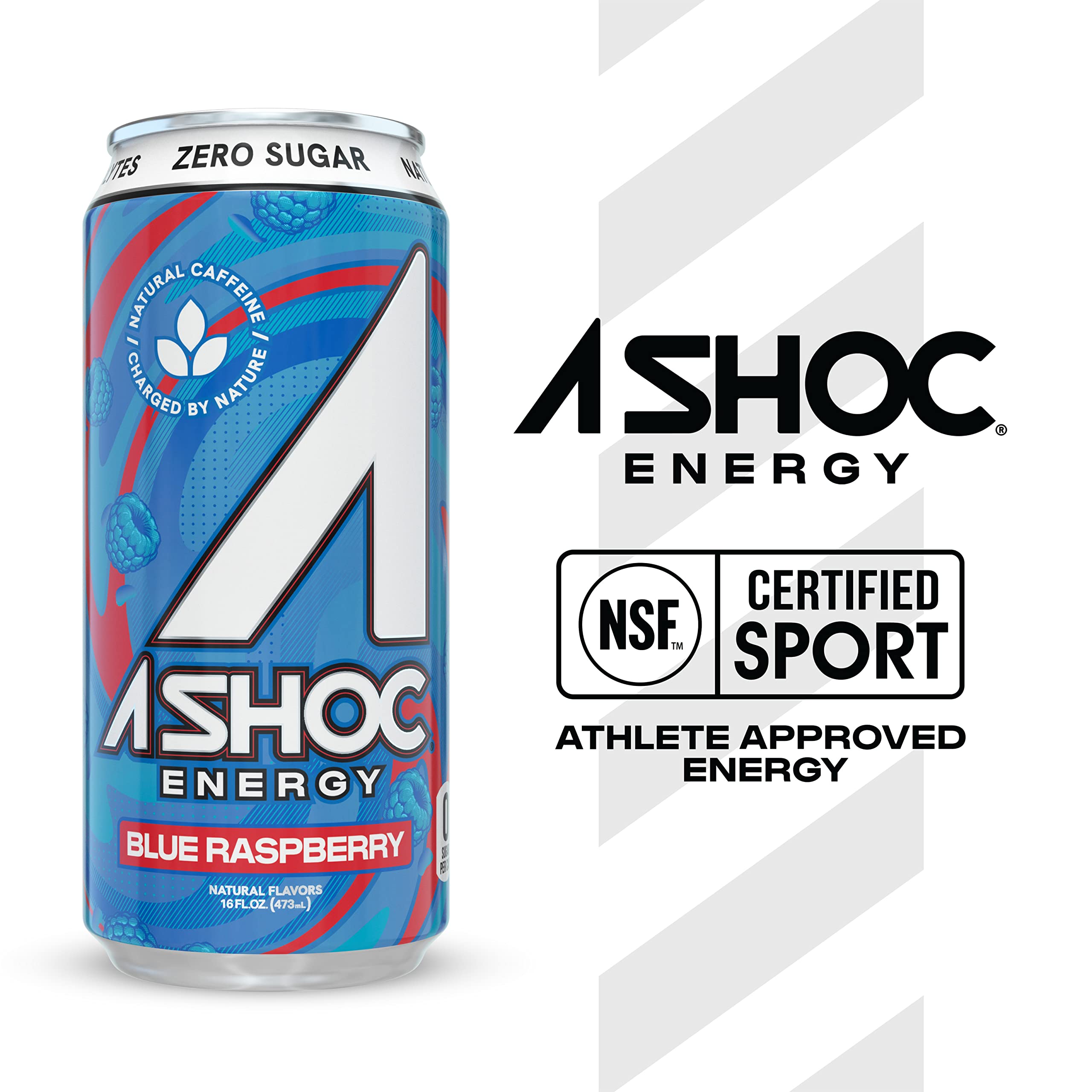 Mua A SHOC Blue Raspberry Energy Drink, 16 fl oz can (Pack of 12) trên ...