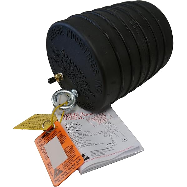 Pipe Plug, Inflatable, Plumbers Test Style, 10 Dia, 54% OFF