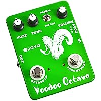 Amazon.com: JOYO JF-12 Voodoo Octave Fuzz Guitar Effect Pedal - True ...