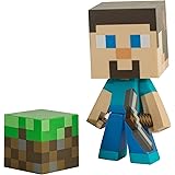 Amazon.com: Minecraft Diamond Steve 6" Vinyl Figure: Toys & Games