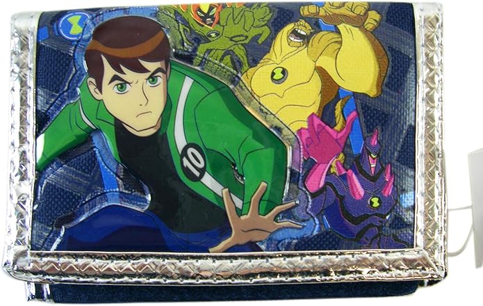 Trifold Ben 10 Alien Force Wallet - Kids Ben 10 Wallet: Amazon.co.uk ...