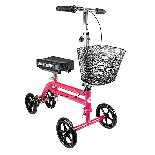 Leg Scooter For Broken Foot VEVOR Folding Knee Scooter, Aluminum