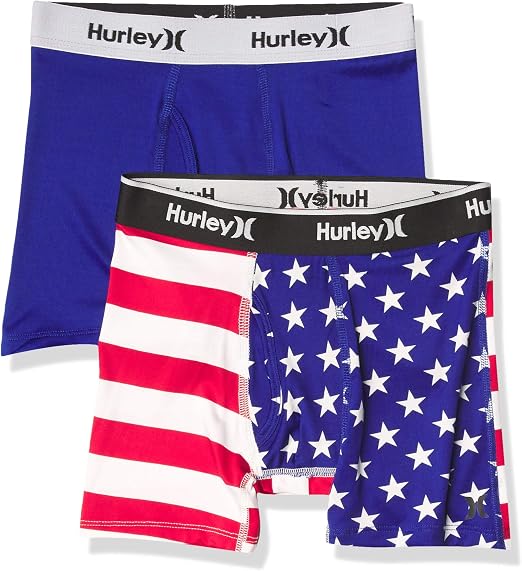 Hurley Boys' Classic Boxer Briefs (2-Pack) : Amazon.com.au: Clothing ...