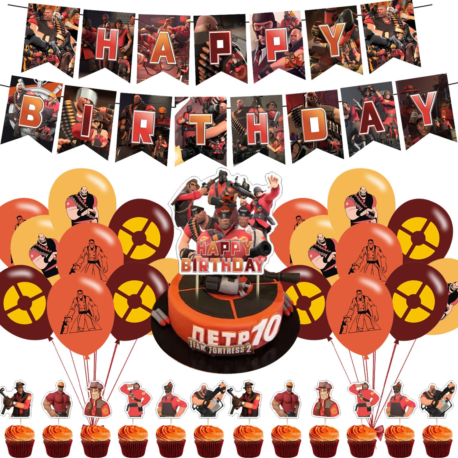 Mua NocArb Team Fortress 2 Birthday Party Decorations,Team Fortress 2 ...