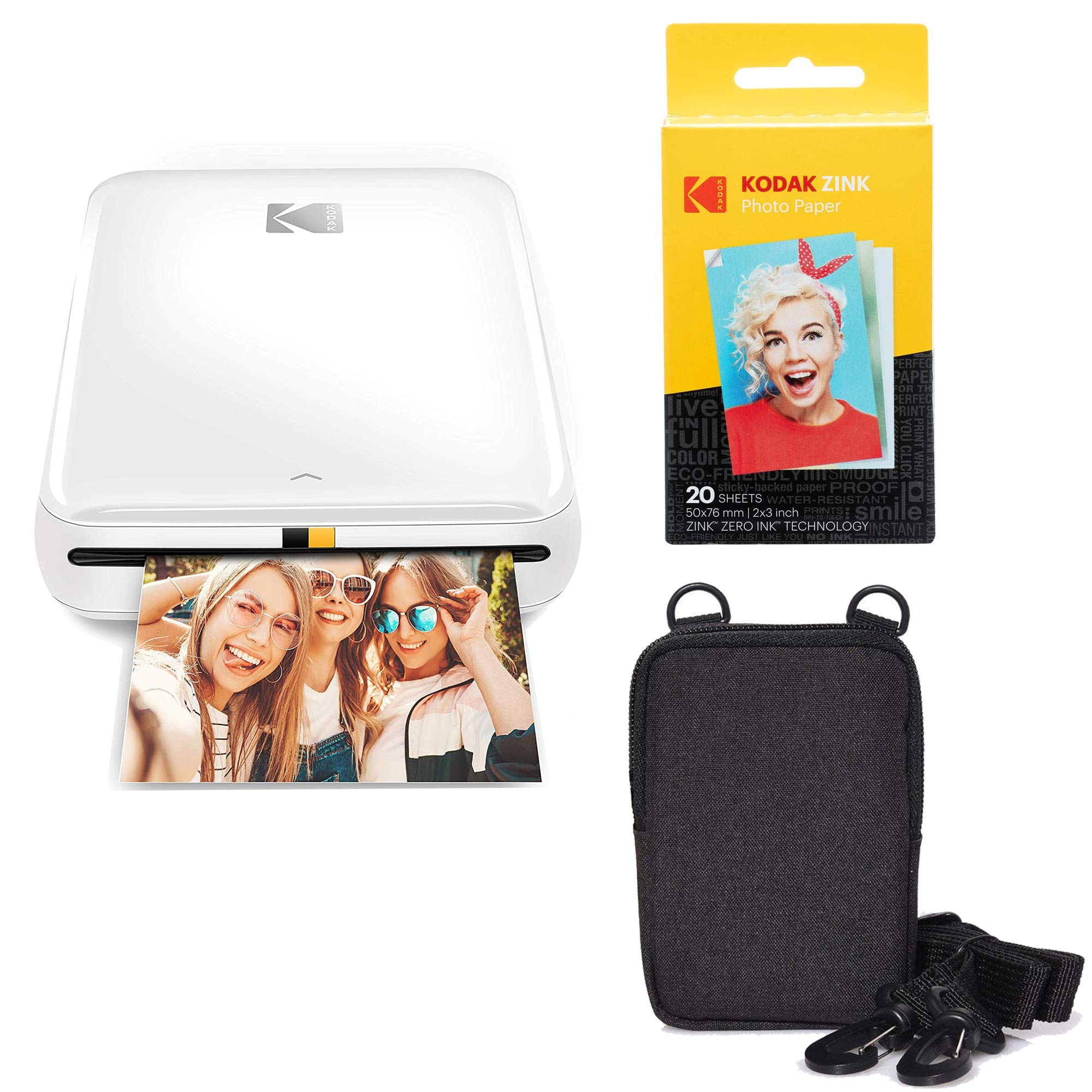 Mua Step Wireless Mobile Photo Mini Color Printer (White) Go Bundle ...