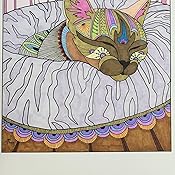 Cat-a-Doodles: Adult Coloring Book-Whimsical Cats to Color and Love ...