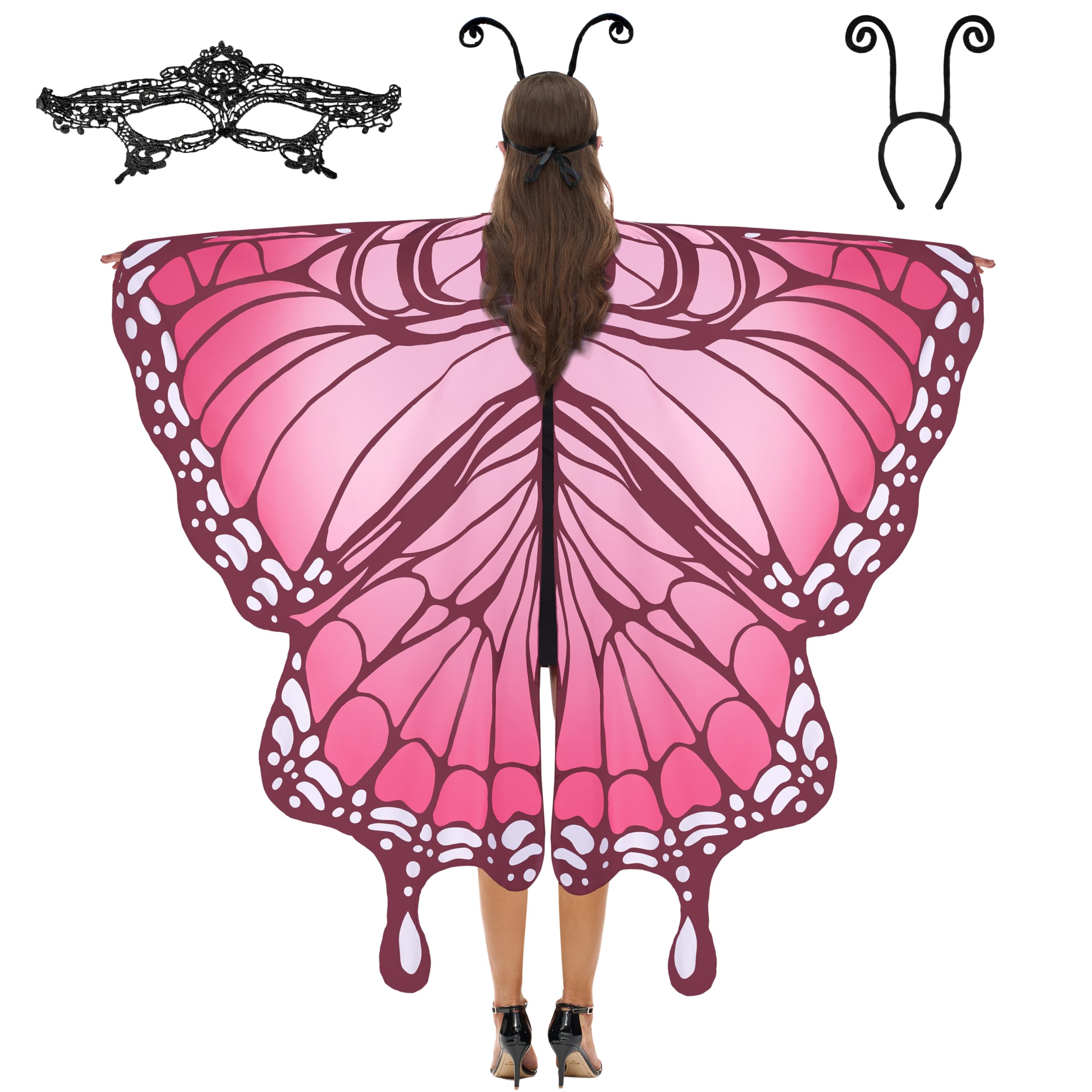 Spooktacular Creations Adult Butterfly Costume, Butterfly Wing Adult ...