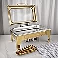 Amazon.com: HONHPD 10L Gold Stainless Steel Buffet Stove, Heating ...