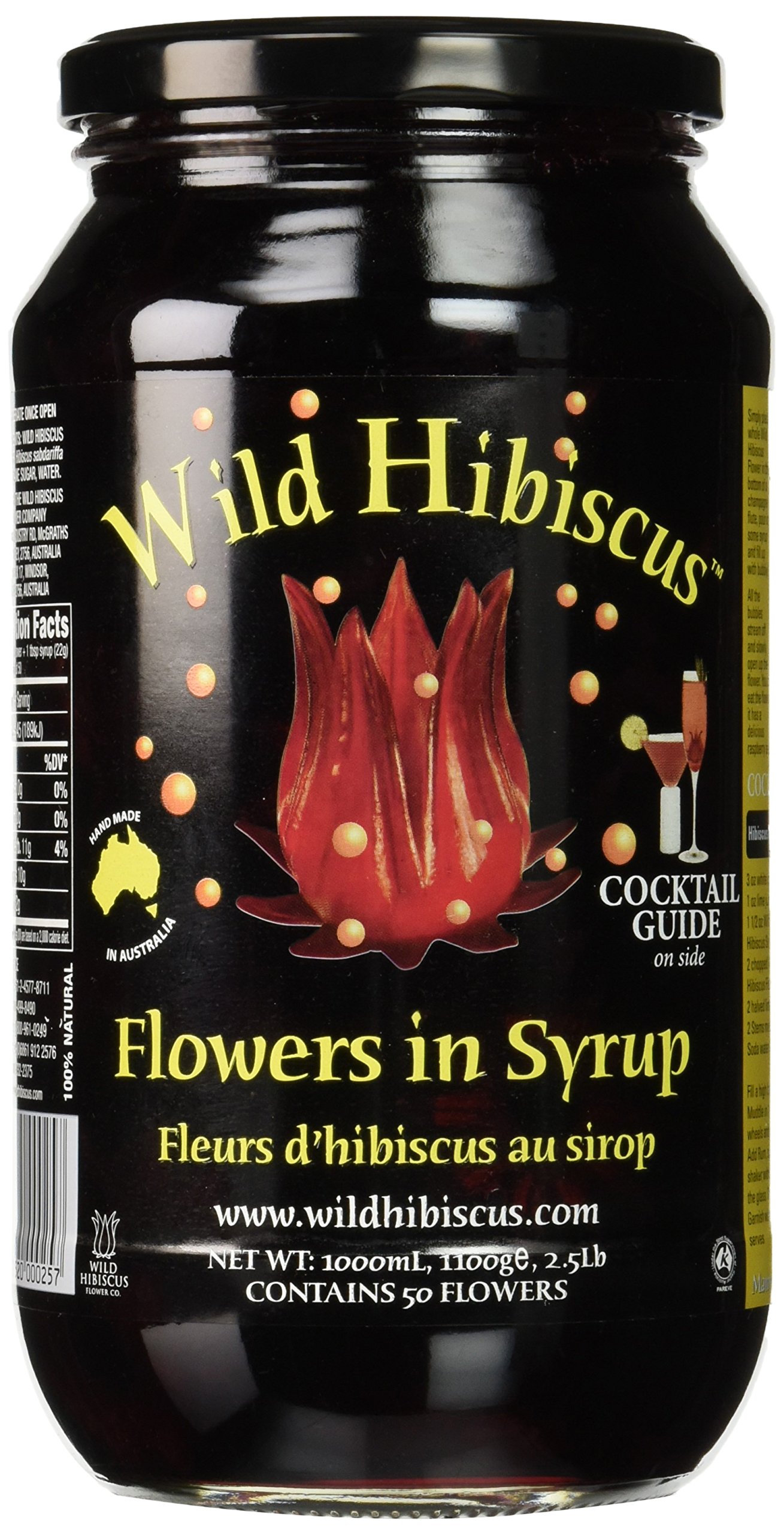 Amazon.com : Wild Hibiscus Flowers in Syrup - 8.8 oz 3 Pack (3 ...