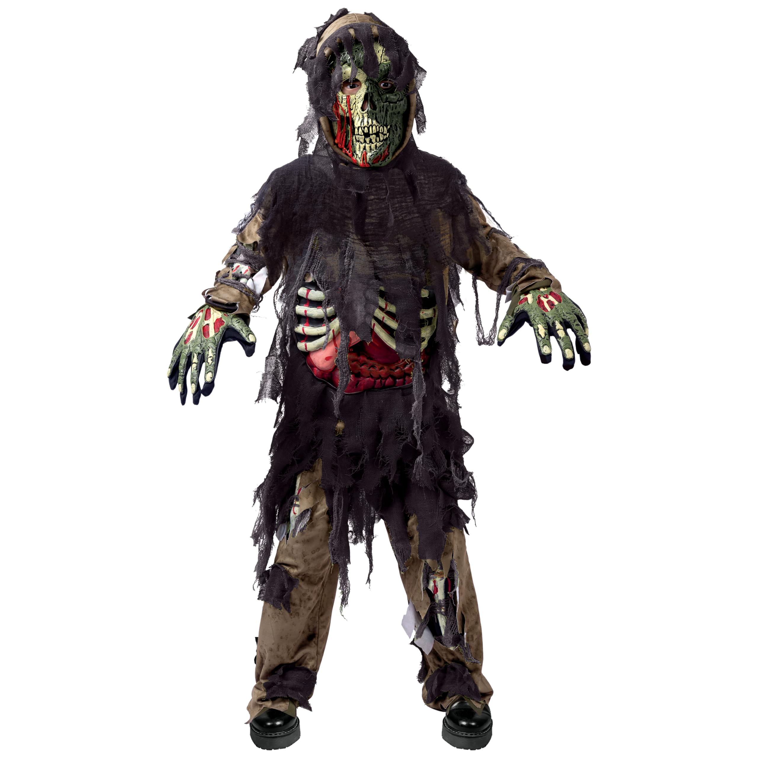 Spooktacular Creations Zombie Costume for Kids, Halloween Costume for ...