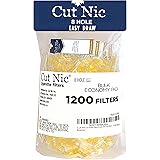 Amazon.com: Cut-Nic 8 Hole Easy Draw Disposable Cigarette Filters ...
