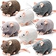 Amazon.com: Honoson 8 Pcs Rat Stuffed Animal Mouse Plush Toy 7 Inch ...