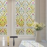 Amazon.com: DKTIE Light Luxury 3D Stained Glass Window Film with ...