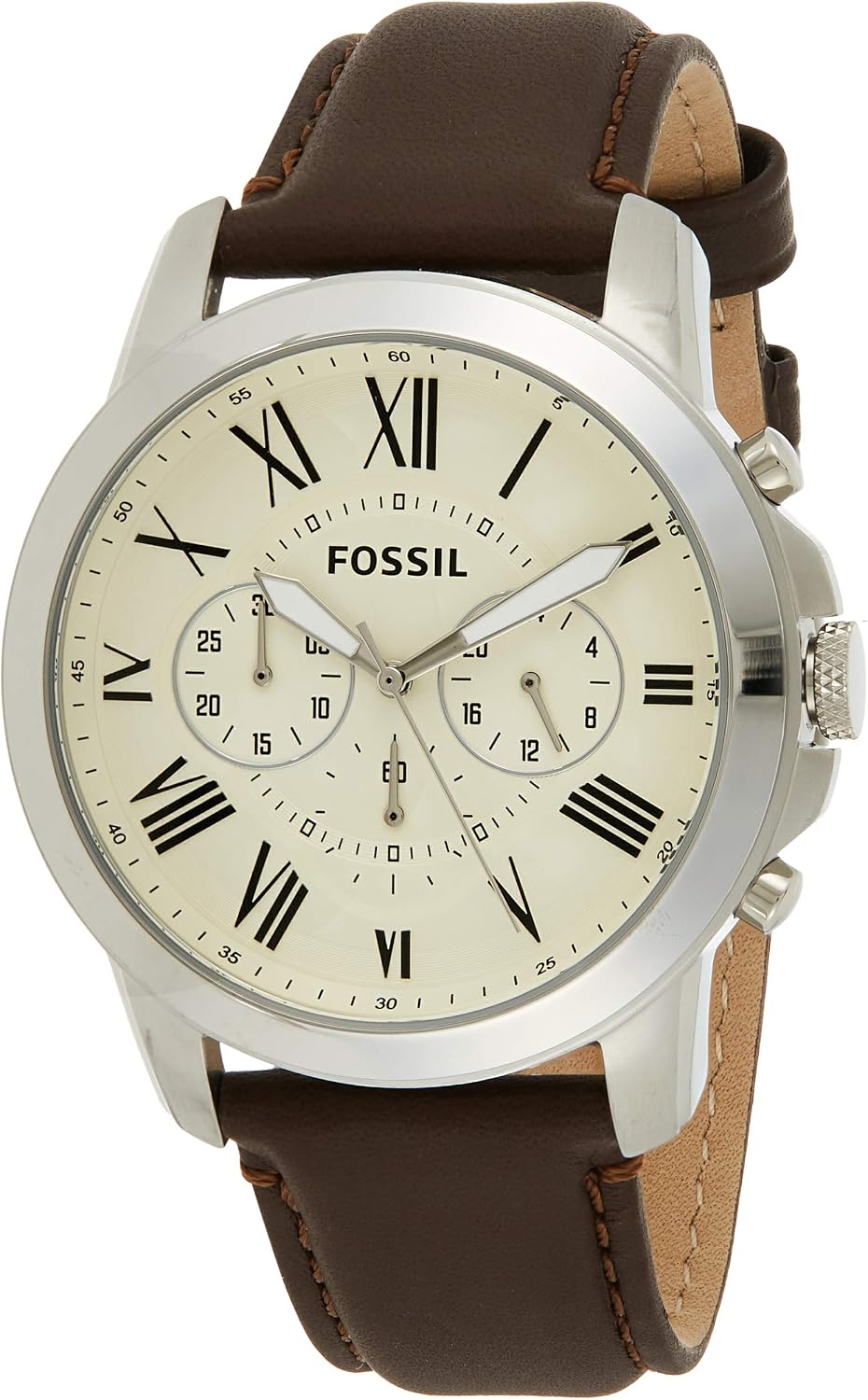 Fossil Reloj Cronógrafo para Hombre de Cuarzo con Correa en Piel FS4735 ...
