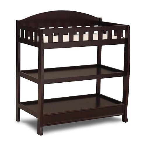 Delta Children Infant Changing Table with Pad, Dark Chocolate in Kuwait ...