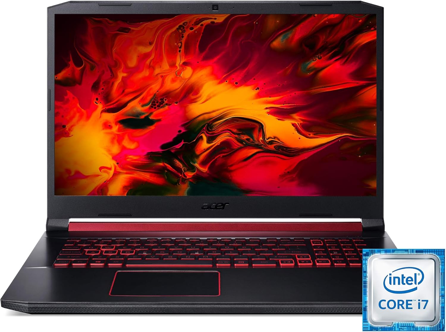 Acer Nitro 5 Gaming Ordinateur Portable Noir/Rouge GeForce GTX 1650 1 ...