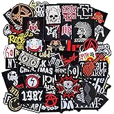 Amazon.com: HARINI Morale Patch, 50 Pcs Mixed Patches Band Rock Music ...