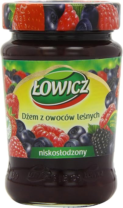 Lowicz Forest Fruit Jam 280 g (Pack of 8): Amazon.co.uk: Grocery