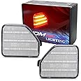 Amazon.com: iJDMTOY Clear Lens 40-SMD Full LED Rear Bumper Reflector Light Kit Compatible With ...