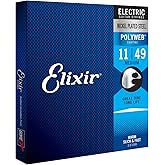 Amazon.com: Elixir Strings, Electric Guitar Strings, Nickel Plated Steel with POLYWEB Coating ...