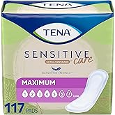Amazon.com: TENA Incontinence Pads, Bladder Control & Postpartum for Women, Ultimate Absorbency ...