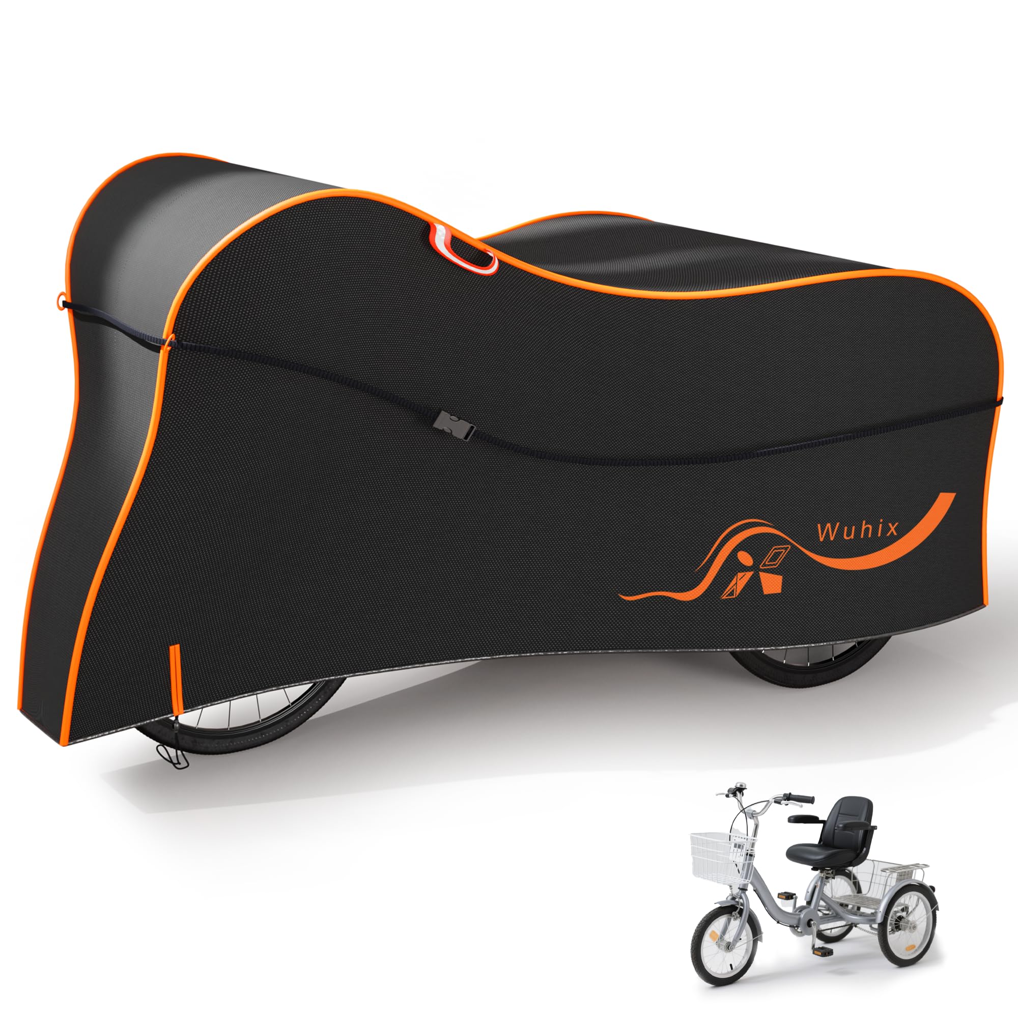 Adult Tricycle Cover – Waterproof Outdoor Trike Covers for 3 Wheel Bike ...