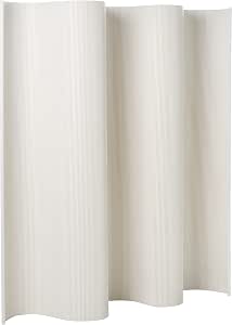 Amazon.com: Oriental Furniture 6 ft. Tall Bamboo Wave Screen - White ...
