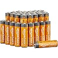 Amazon.com: Amazon Basics 36-Pack AA Alkaline High-Performance Batteries, 1.5 Volt, 10-Year ...
