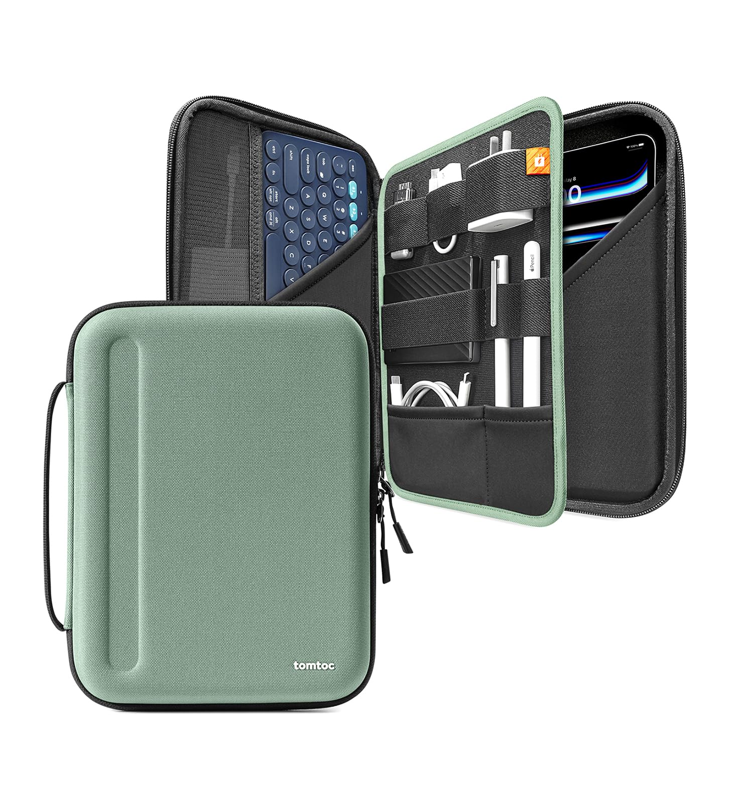 tomtoc Portfolio Case for 11 Inch iPad Pro M4 & iPad Air M2 2024, iPad ...