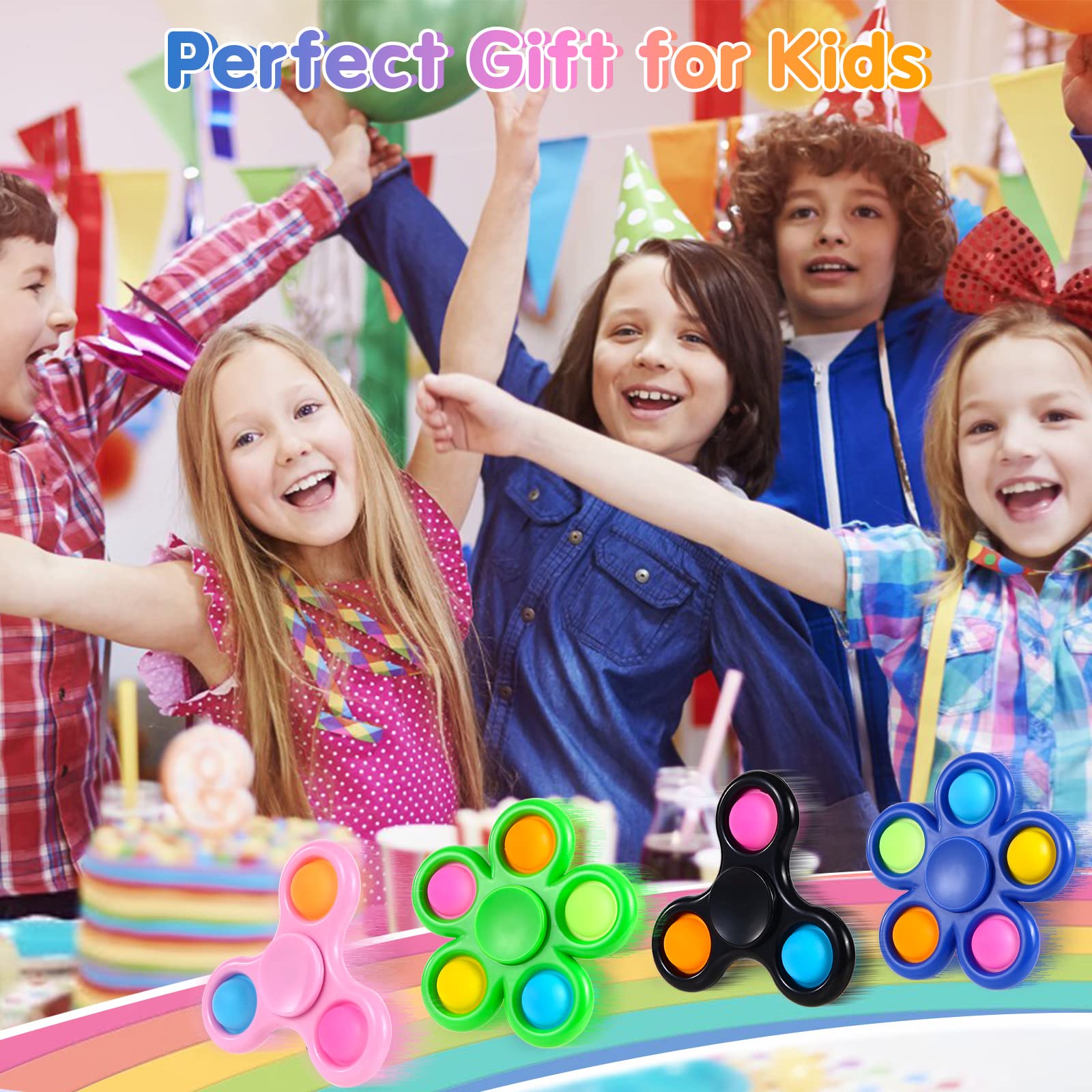 Mua 20 Pack Fidget Party Favors Pop Spinners Fidget Toys, Fidget ...