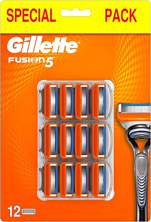 Gillette Lames de rechange Pack spécial – Pack de 12 x 96 g: Amazon.fr ...