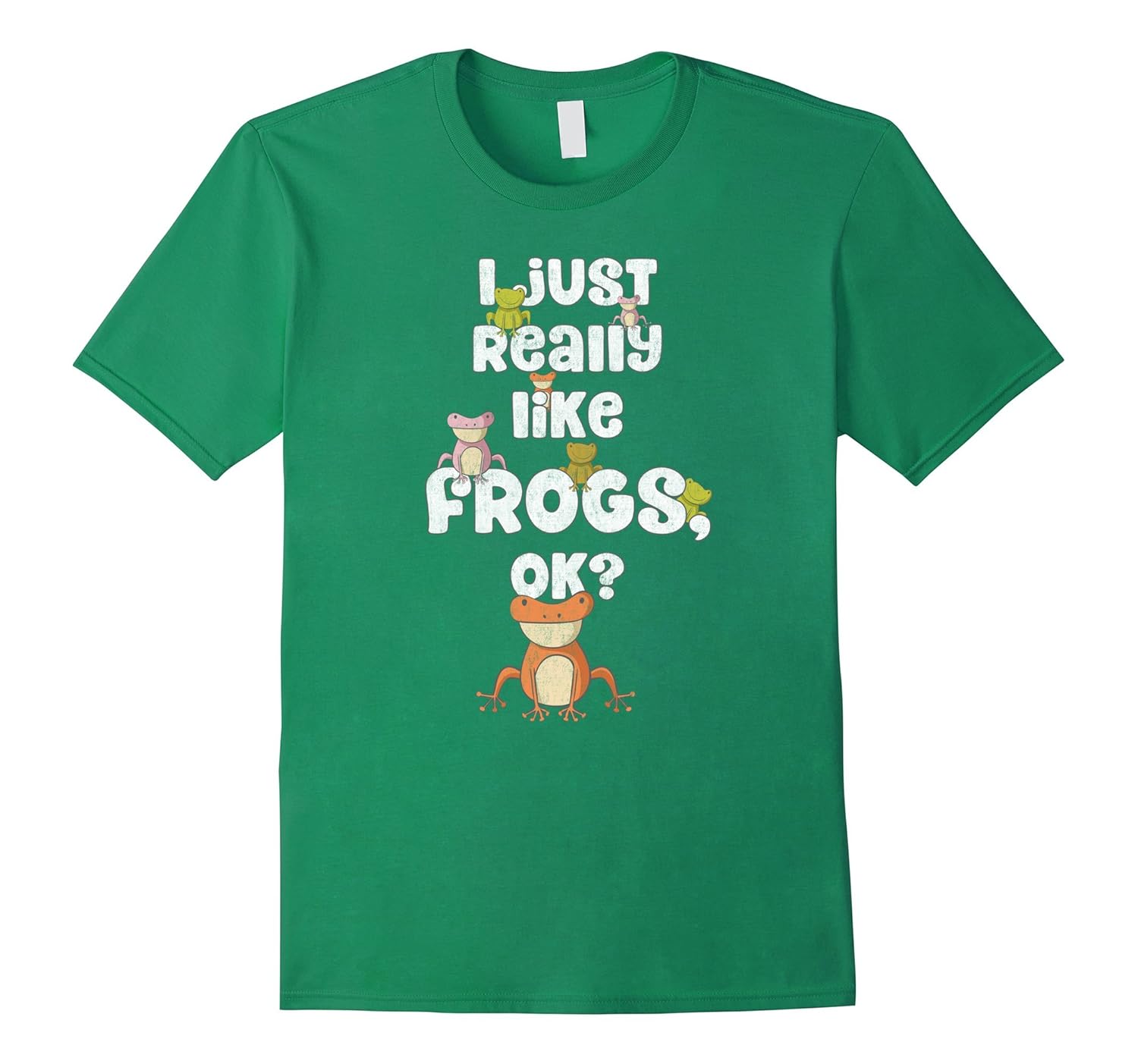 I Just Really Like Frogs OK? – Funny Frog T-shirt-Art – Artvinatee