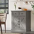Amazon.com: Vabches Farmhouse Buffet Sideboard with Drawers, Wood ...