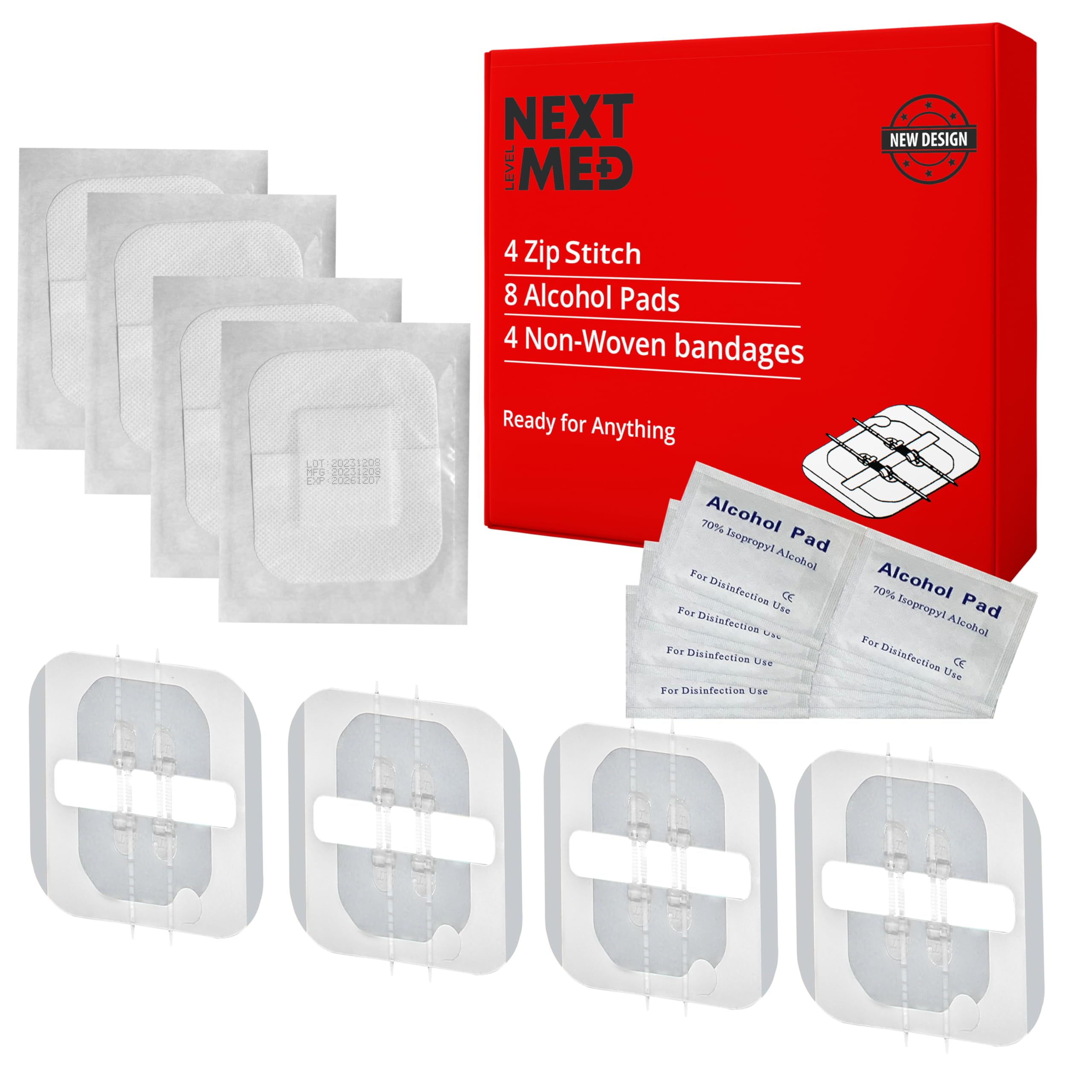 Mua NEXT LEVEL MED Zip-Stitch Wounds & Cuts Closure Kit - Comprehensive ...
