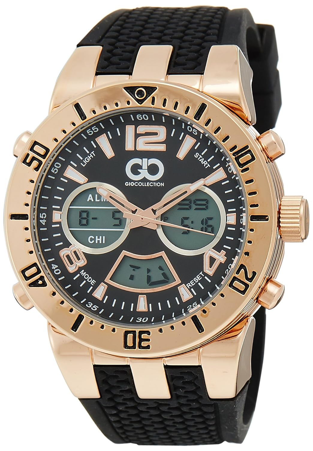 Buy Gio Collection Digital Multi-Color Dial Men's Watch - GLED-2066K at ...