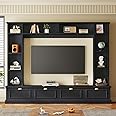 Amazon.com: YOPTO 104" Large Living Room Entertainment Center Wall Unit ...