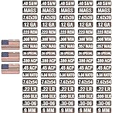Amazon.com: Aolamegs Ammo Can Vinyl Sticker Set, Caliber Decal Labels ...