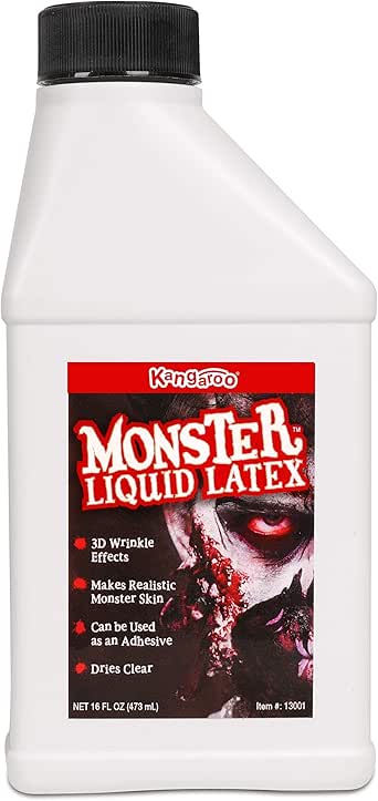 Monster Liquid Latex - 16oz Pint - Creates Monster / Zombie Skin and FX ...