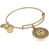 Amazon.com: Alex and Ani Replenishment 19 Women's Art Infusion, Just A Phase Charm Bangle, Shiny ...