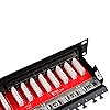 Cable Matters Rackmount or Wall Mount 24-Port Shielded RJ45 Patch Panel ...