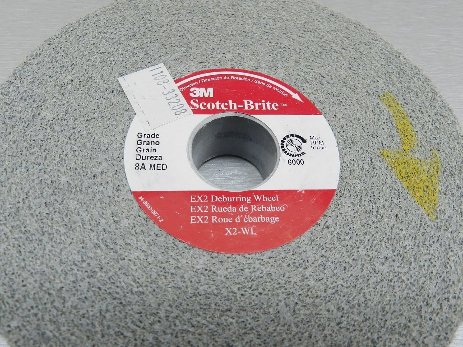 3M Scotch-Brite EX2 DEBURRING WHEEL CONVOLUTE SILICON CARBIDE 8A MED ...