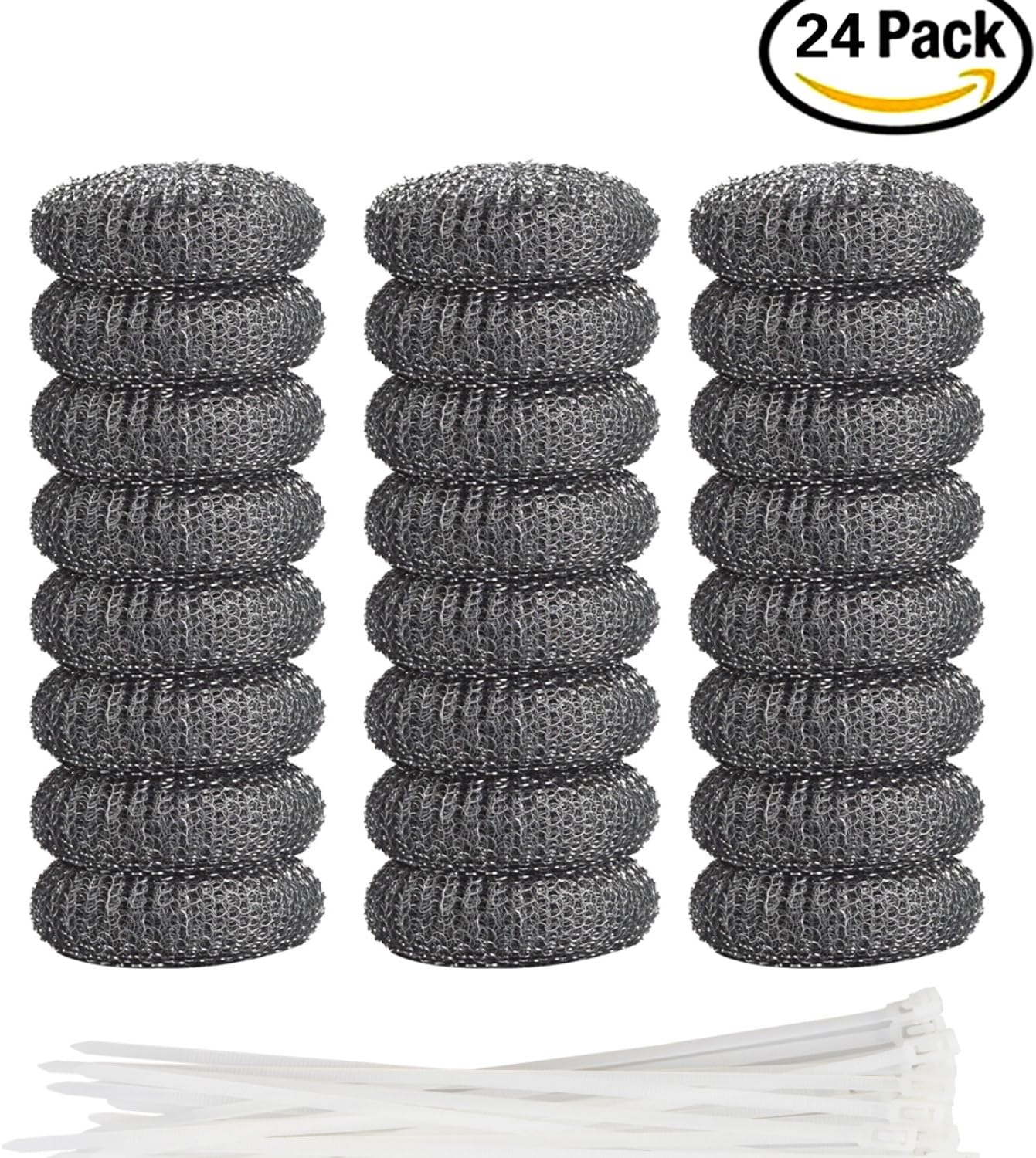 Amazon.com: Aboat 24 Pack Stainless Steel Washer Lint Trap Laundry Lint ...
