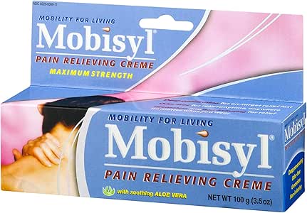 Amazon.com: Mobisyl Pain Relieving Creme - 3.5 oz, Pack of 3: Health ...