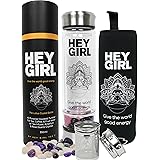 Amazon.com: Hey Girl Tea Infuser Bottle 450ml - Insulated Stainless ...