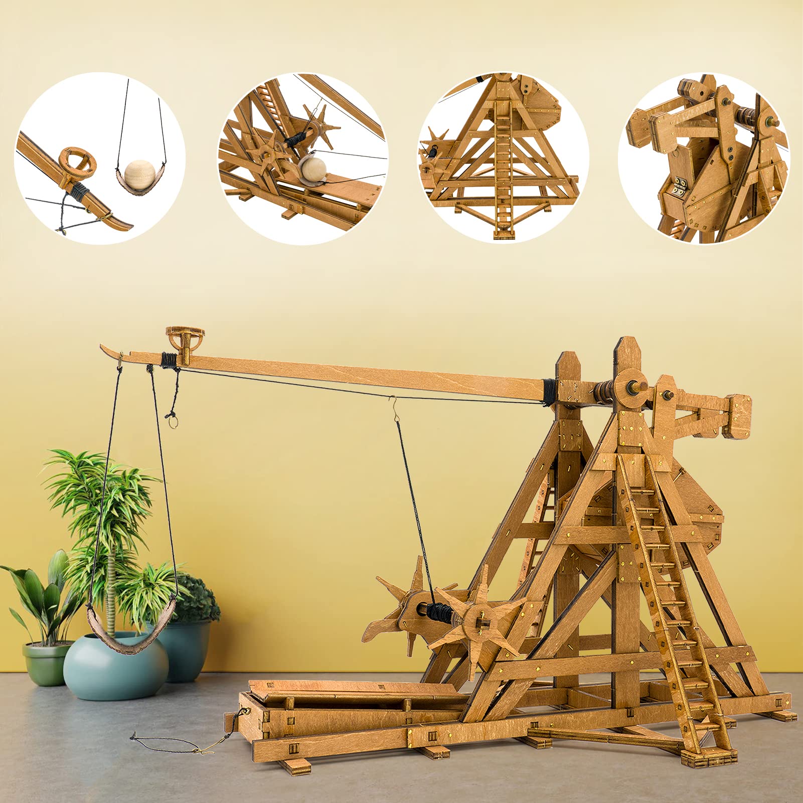Mua Toystub 3D Puzzles for Adults,Trebuchet Model Kits for Adults ...