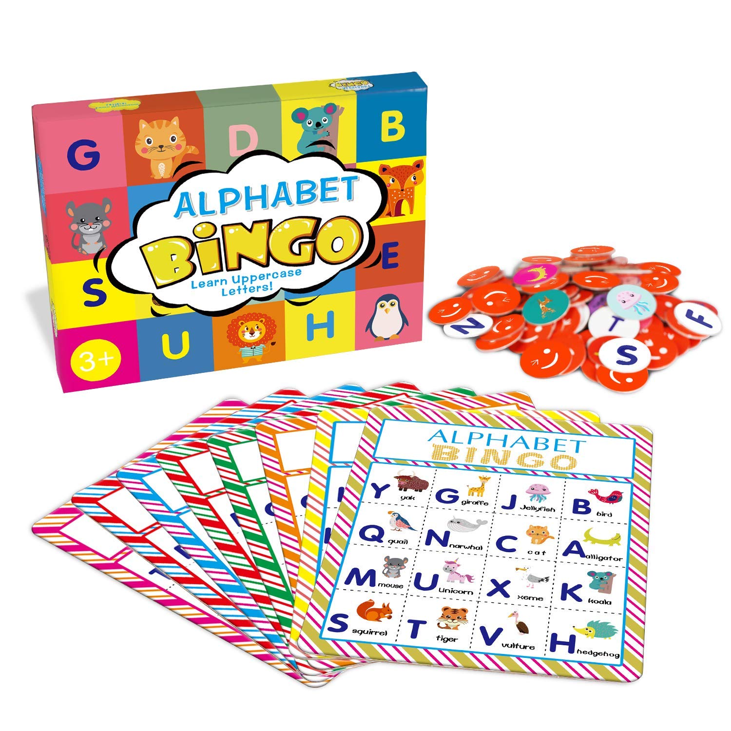 Buy Deeplay Alphabet Bingo Game Card Board Matching Game Set ABC 