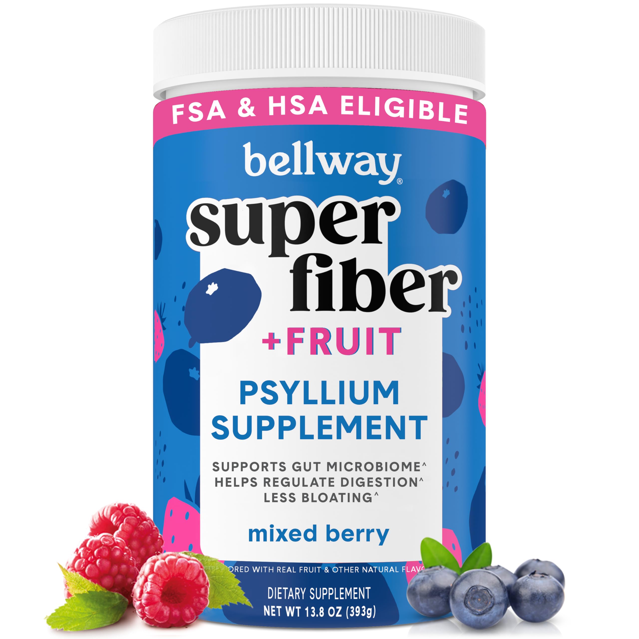 Mua Bellway Super Fiber Powder + Fruit, Sugar Free Organic Psyllium ...