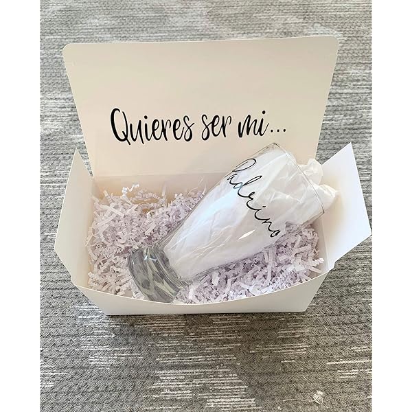 MADRINA PROPOSAL GIFT Box / Will You Be My Madrina / Quieres Ser Mi ...