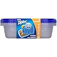 Amazon.com: Ziploc Food Storage Meal Prep Containers Reusable for Kitchen Organization, Smart ...