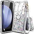 Amazon.com: WDHD Designed for Samsung Galaxy S24 FE Case, Glitter Floating Liquid Cute Phone ...